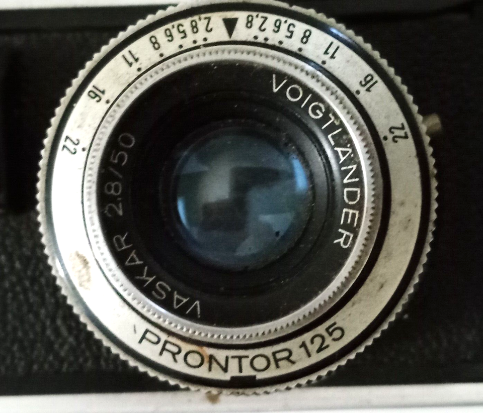 Voigtlander Vitoret DR 35mm Prontor 125 Vaskar 28/50 Camera 1/2 Case ...