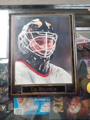 Ed Belfour HOF signed autographed 8 x 10 photo On Etched Plaque ...