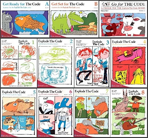 Explode the Code SET Books A, B, and C (Get Ready, Get Set, Go) plus ...