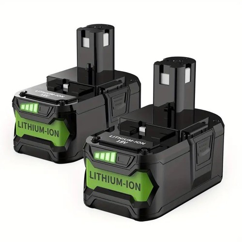 2 Packs 3.0Ah 18V Replacement lithium Battery for Ryobi P100 P102 P103 ...