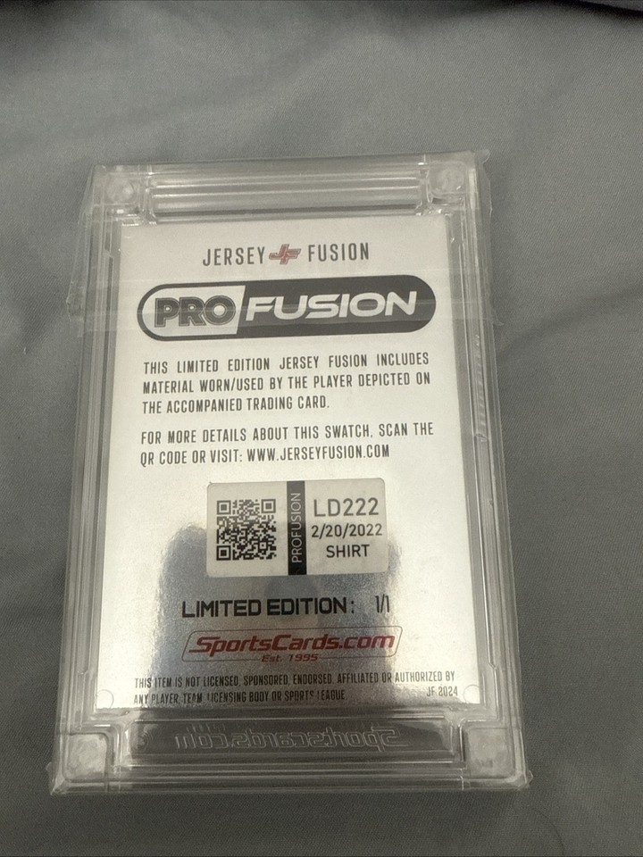 jersey fusion all sport Profusion 2022 shirt Luka Doncic 1/1 | eBay