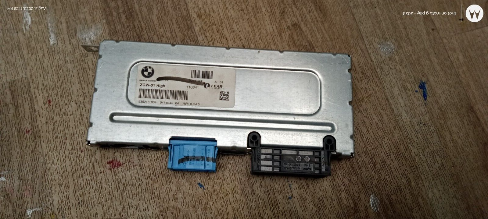 BMW OEM M5 M6 750I 650I 640I F01 F06 F10 F12 CENTRAL GATEWAY CONTROL ...