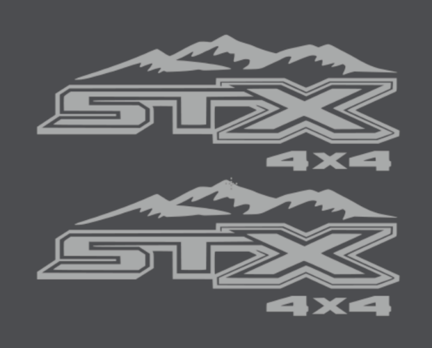 STX 4X4 Decals Stickers For Ford F150 F250 F350 Super Duty Maverick ...