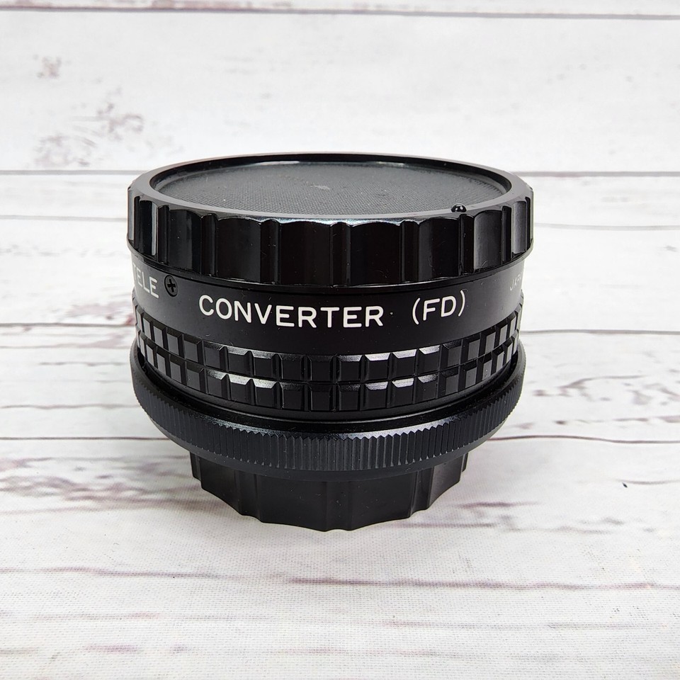 Canon-FD Mount DeJUR Auto Tele Converter 2X Lens w/ Lens Cap & Case | eBay