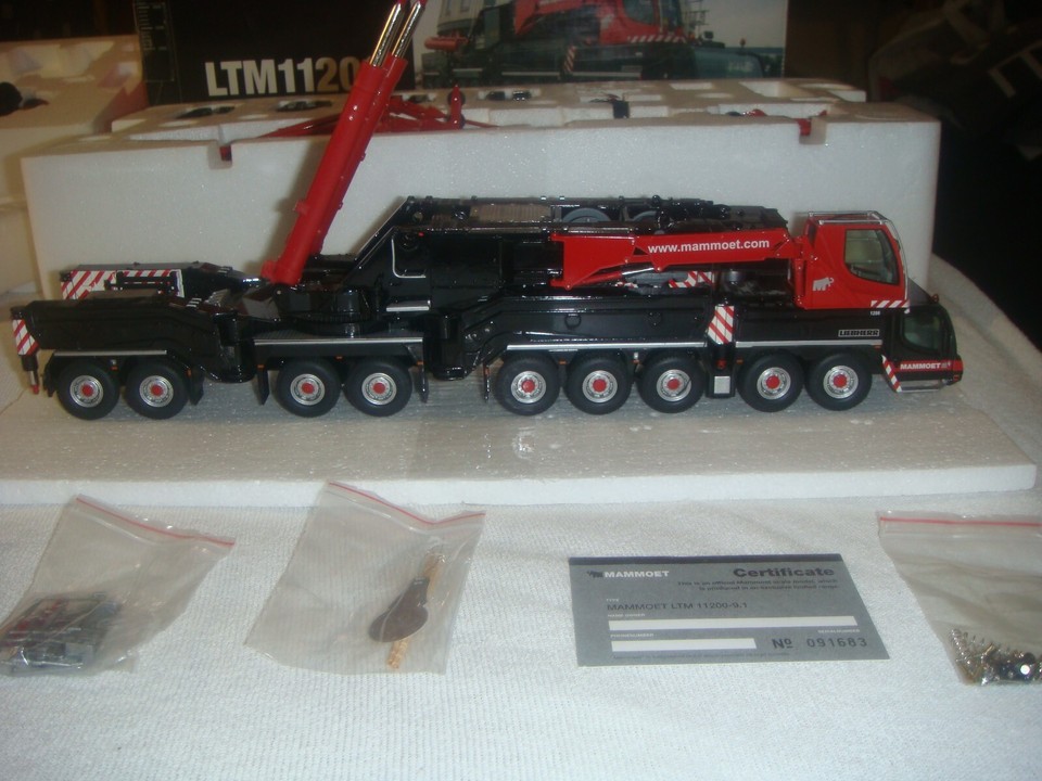 NZG - LIEBHERR LTM 11200-9.1 OF “MAMMOET” IN ITS BOX - 1:50. GOOD ...