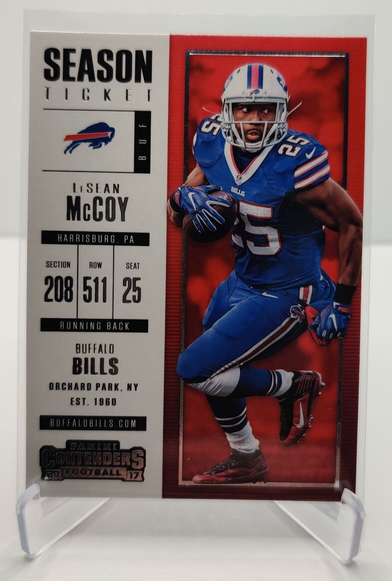 2017 Panini Contenders Football Card #90 LeSean McCoy Buffalo Bills | eBay