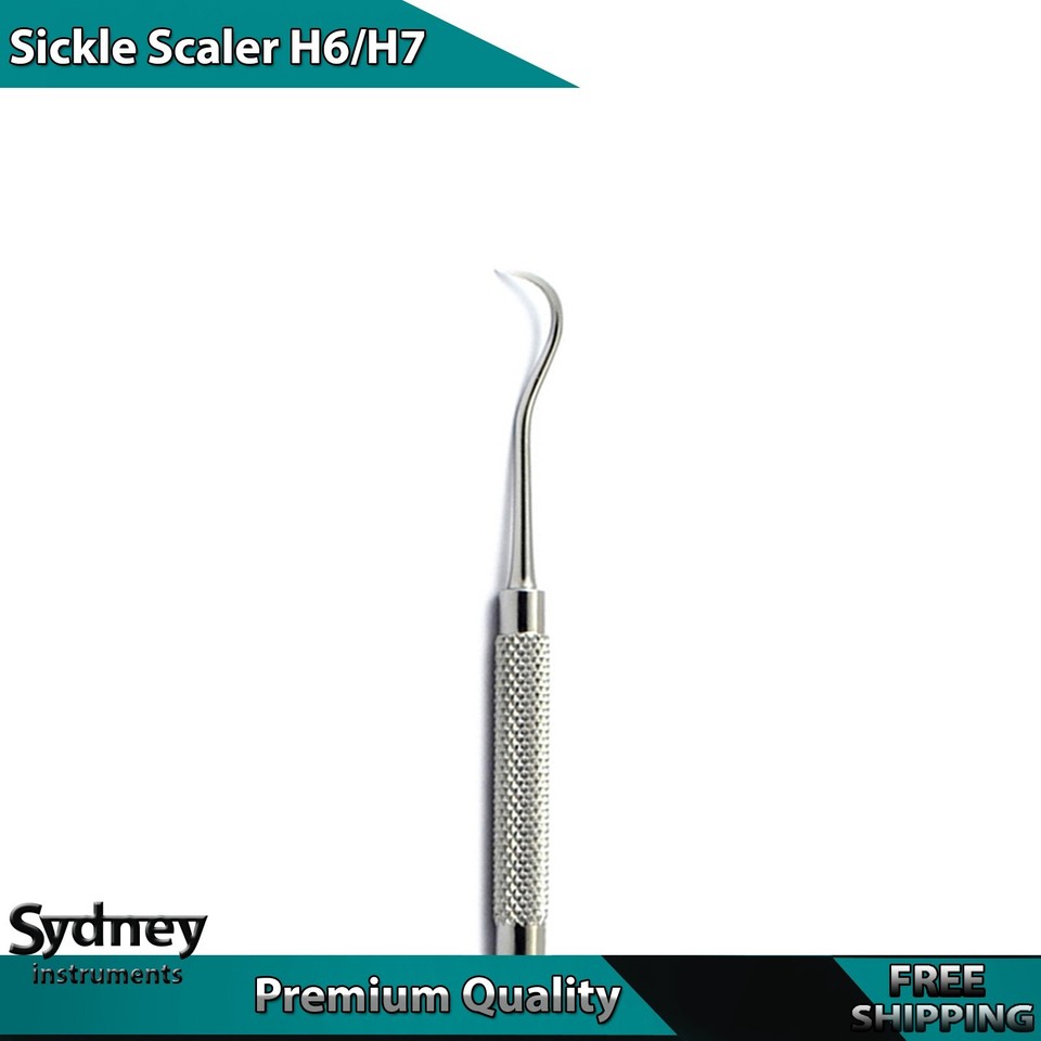 Dental Sickle Scaler Periodontal H6/H7 Explorer Probe Double Ended | eBay