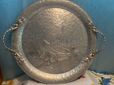 Hand Wrought Creation by Rodney Kent No.#409 14" Circular Serving Tray ...