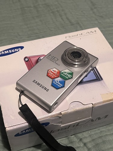 🌸 Samsung U10 Flash Cam & Digital Camera Silver - Digicam | eBay