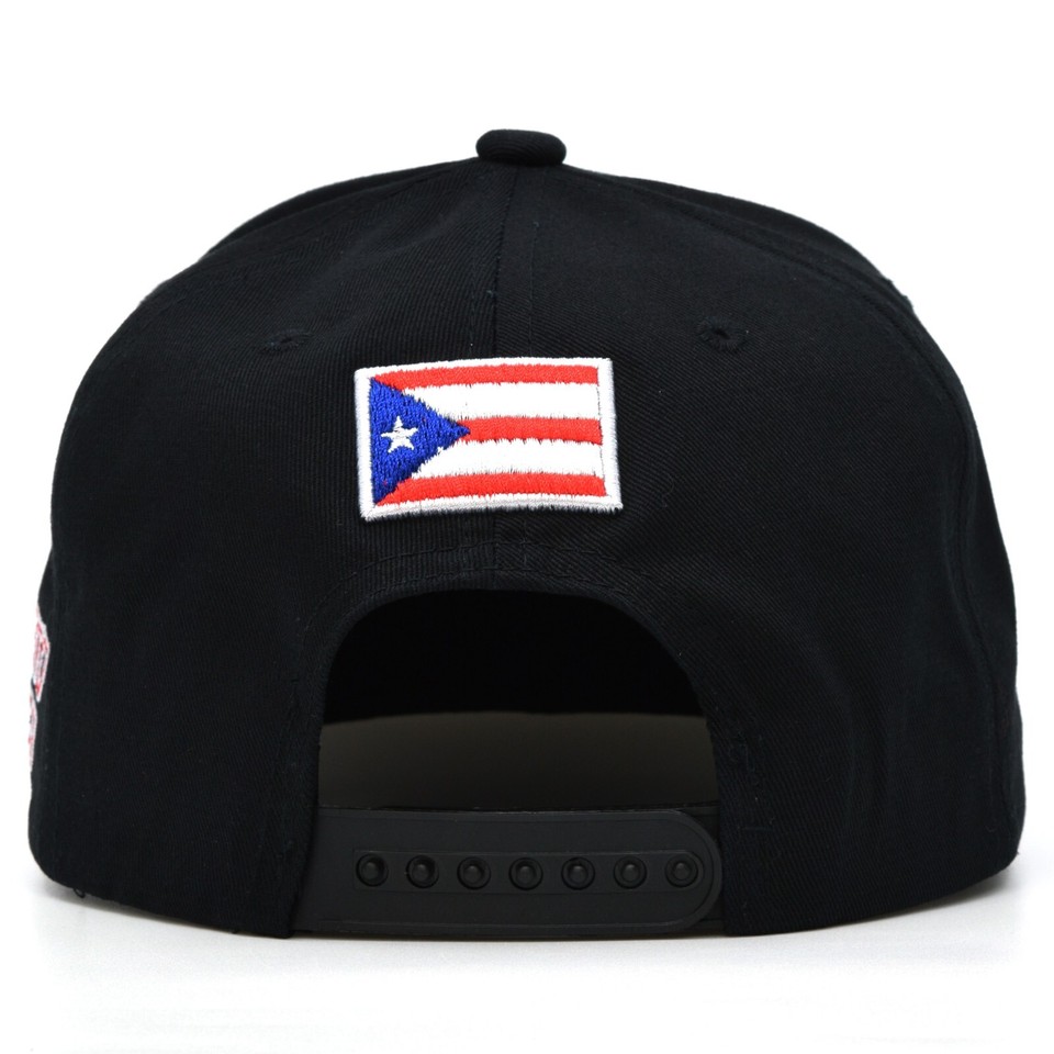 Puerto Rico Cotton Snap Back hat Flag 3D PR Flat Bill PR Baseball Cap ...