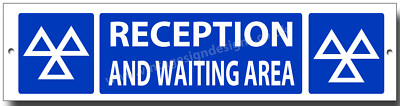 M.O.T RECEPTION AND WAITING AREA METAL SIGN.MOT SIGNS,GARAGE,WORKSHOP ...