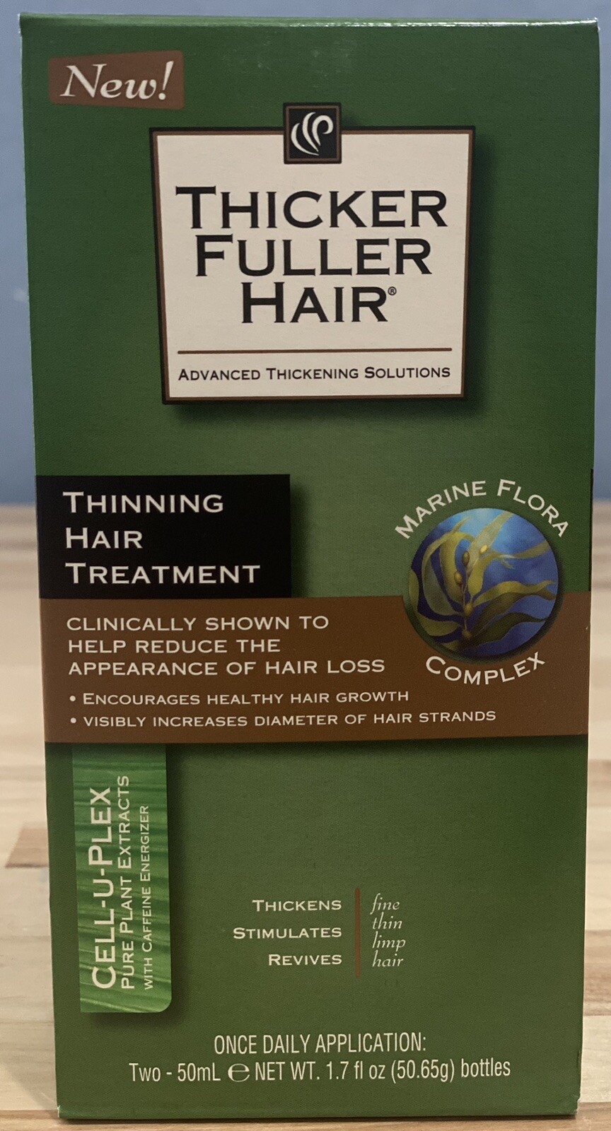 Thicker Fuller Hair Hair Loss Prevention Treatment 2 Count 1.7oz Free ...