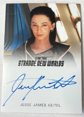 Jesse James Keitel Full Bleed Autograph, Star Trek Strange New Worlds ...