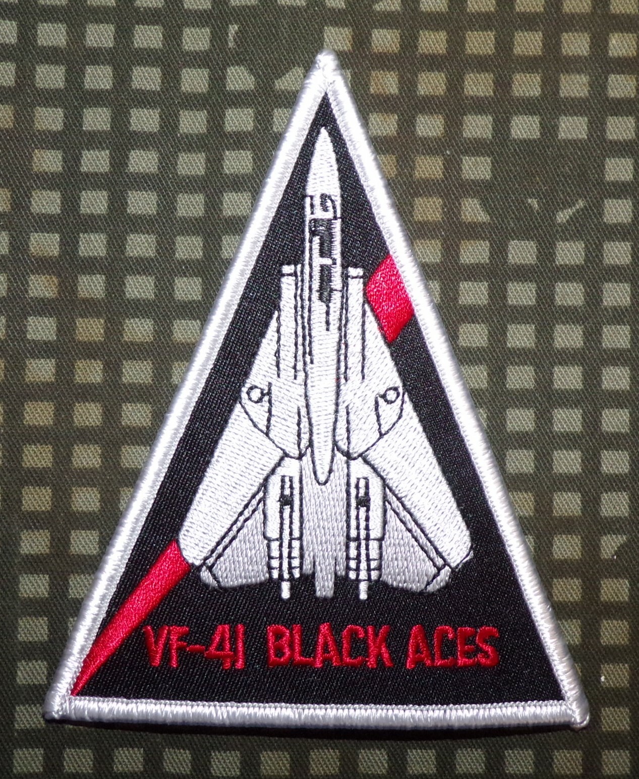 US Navy VF-41 Strike Fighter Squadron Forty-One Black Aces Patch | eBay