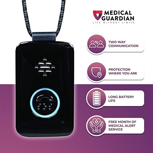 Medical Guardian On-The-Go Wearable Alarm and Panic Button for Elderly ...