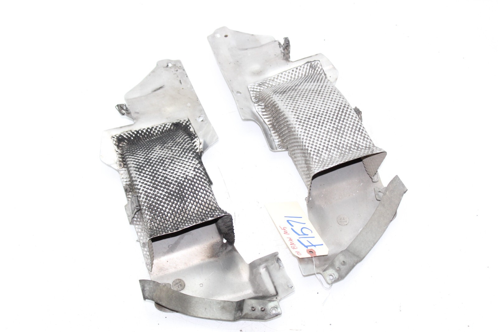 01-02 BMW M5 Left And Right Lateral Engine Compartment Screening F1571 ...