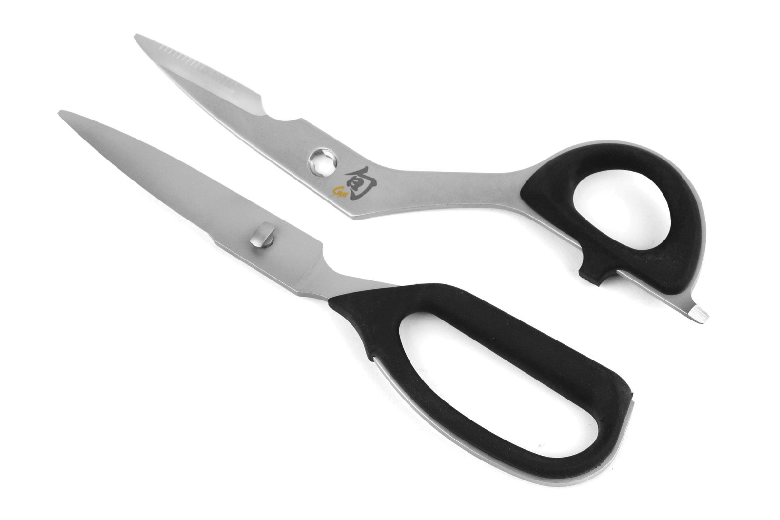 Shun 2pc Premium Take-Apart 9" Kitchen Shears & 7.5" Herb Scissors Set ...