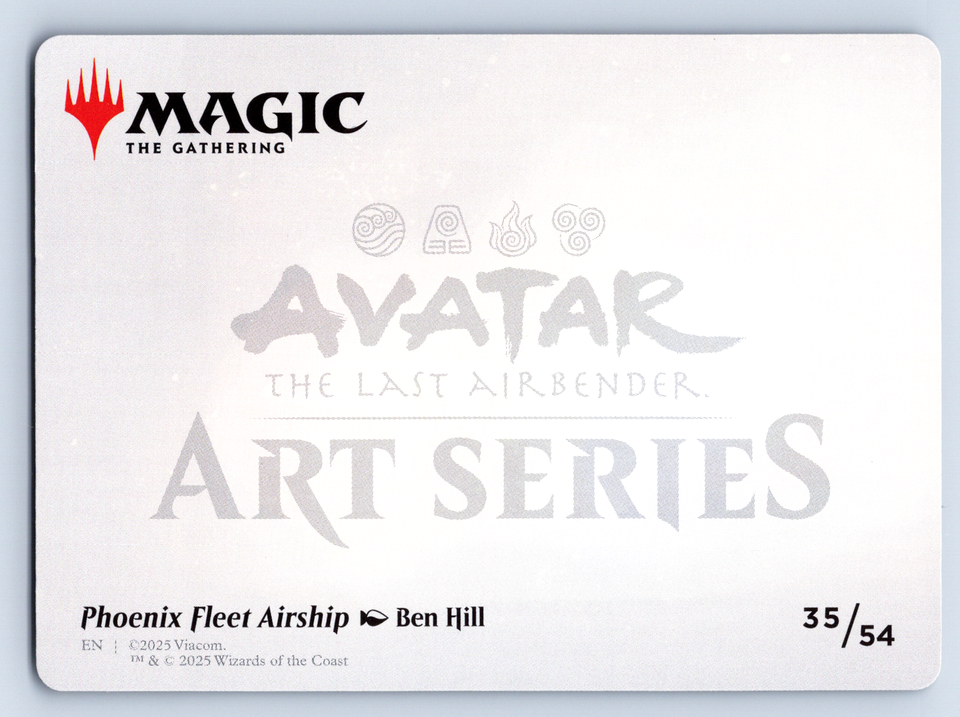 Avatar Phoenix Fleet Airship Art Series 35/54 Magic the Gathering | eBay