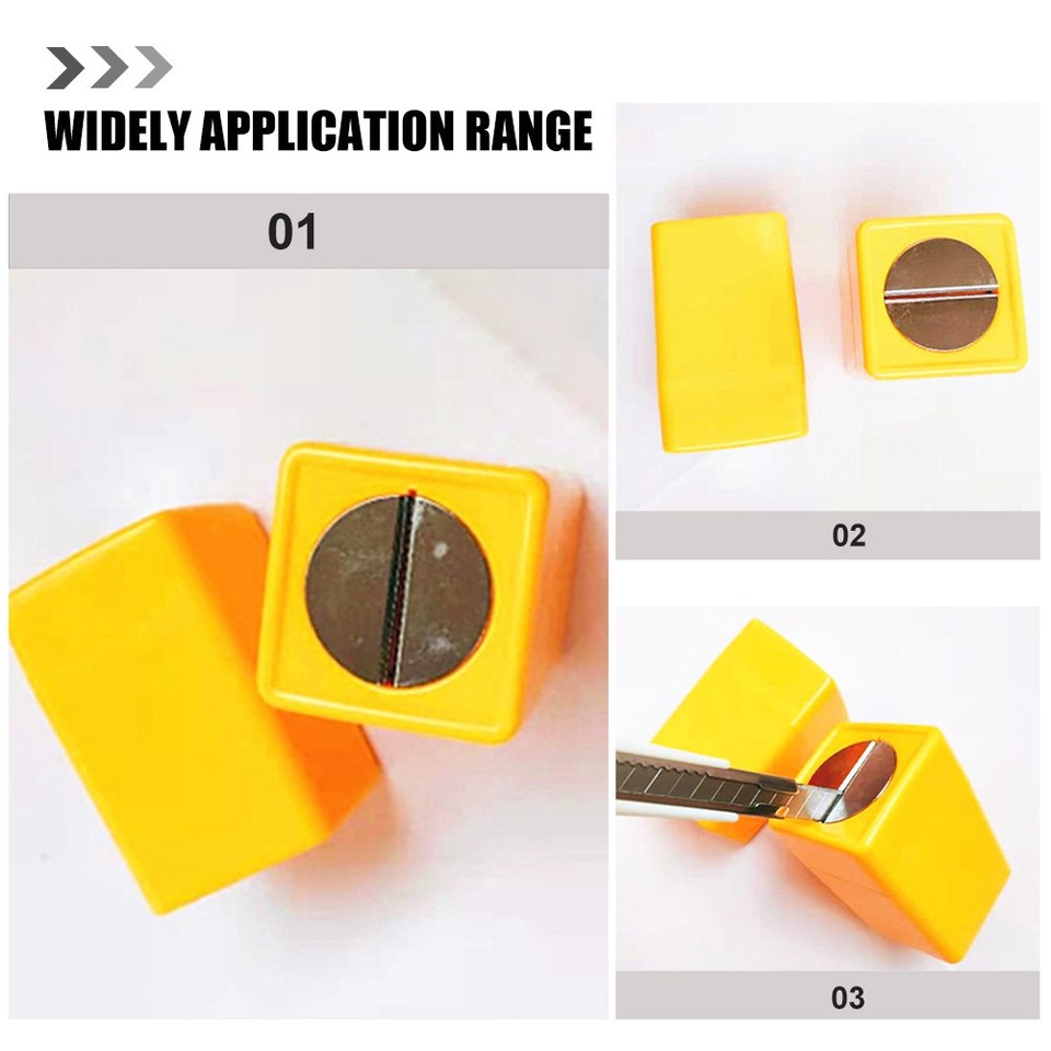 2 Pcs Yellow Storage Boxes Portable Waste Containers for Safety | eBay ...