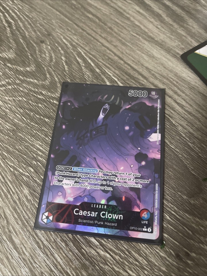 Caesar Clown (002) (Parallel) OP10-002 Royal Blood Foil | eBay