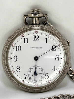 Antique Model 1899 Waltham P.S. Bartlett 18s 17j 1919 Adjusted Pocket ...