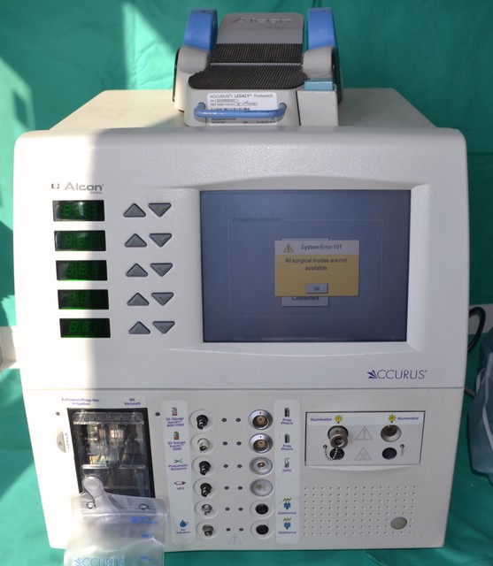 Alcon Accurus 400VS Phacoemulsifier Surgical Phaco System Ophthalmic ...