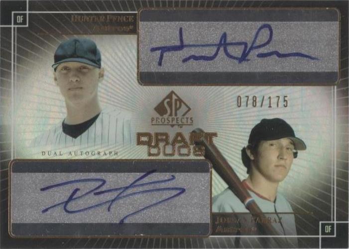 2004 SP Prospects - Draft Duos Autographs Hunter Pence, Jordan Parraz # ...