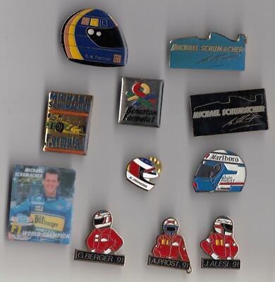 FORMULA ONE 1 pin badges Helmet Car Racing | eBay UK