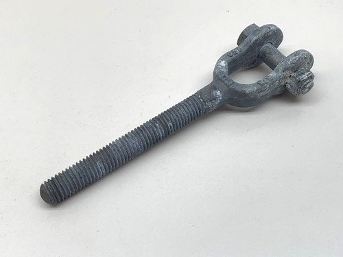(6-Pack) 5/8" Tension Cable Anchor Bolt with Openable Eye, 8" Length, 5 ...