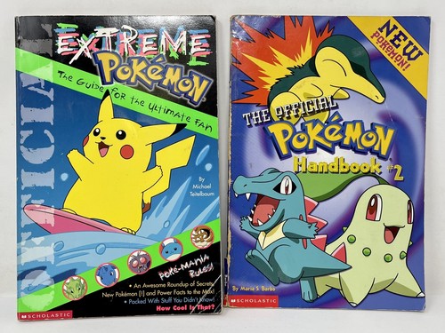 Lot of 2 Pokemon Books The Official Handbook 2 & Extreme Pokémon ...