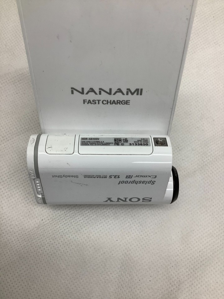 Sony HDR-AS100V 13.5MP HD Splashproof Action Camera WiFi Exmor R Steady ...