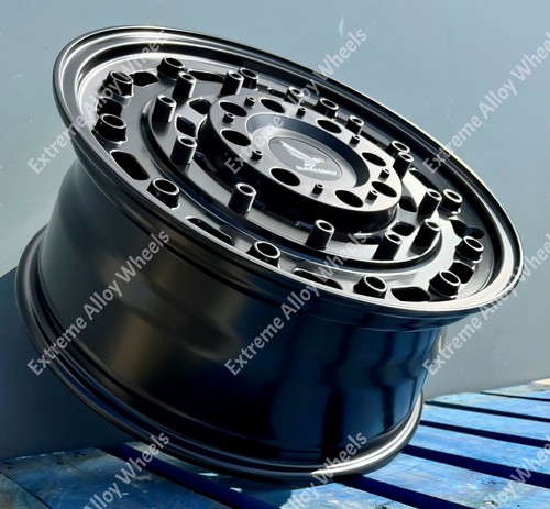 16" Black Swamper Alloy Wheels Fits Ford Transit Custom Sport High Load ...