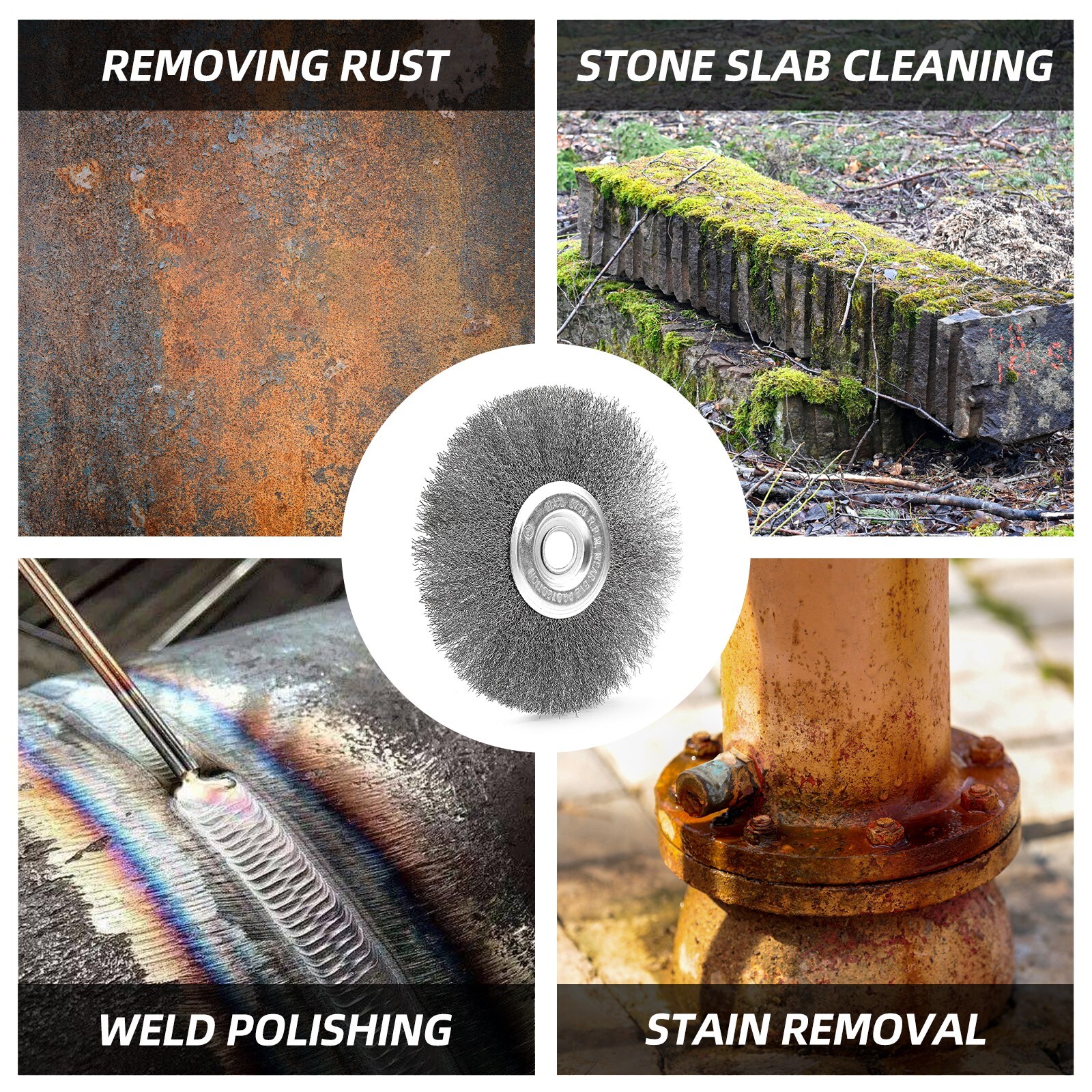 8" Inch Wire Wheel for Bench Grinder - USA Seller - Free Shipping | eBay