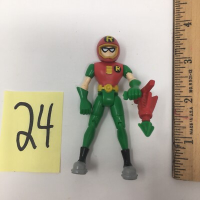 Robin w/Helmet & Blaster Weapon Complete Teen Titans Go Bandai Action ...