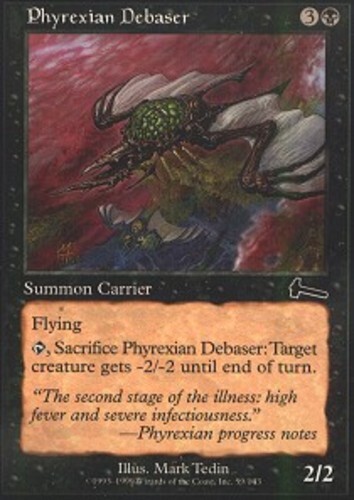 Heavy Play, English MTG Regular Phyrexian Debaser Urza's Legacy Magic ...