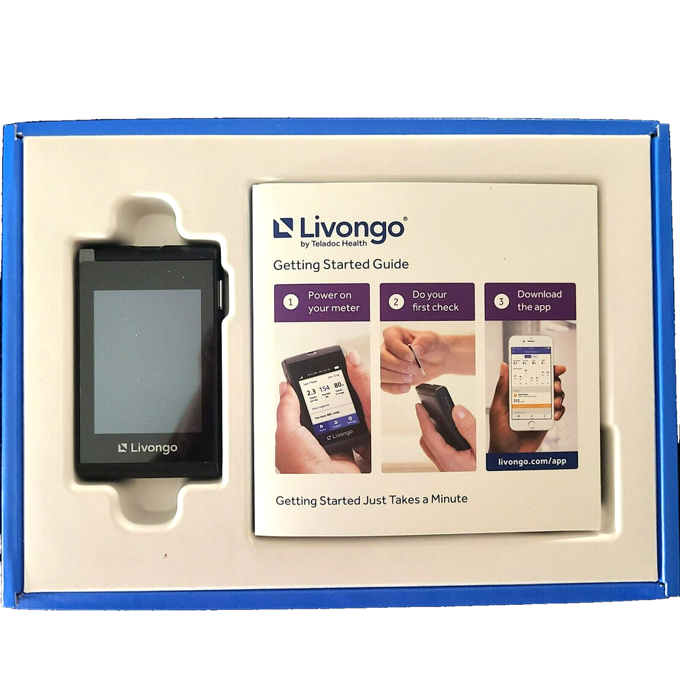 Livongo Connected Meter - Blood Glucose Test Kit - Open Box | eBay