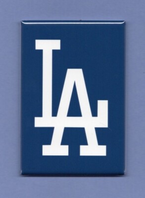 LOS ANGELES DODGERS LOGO *2X3 FRIDGE MAGNET* MLB BASEBALL FAN SOUVENIR ...