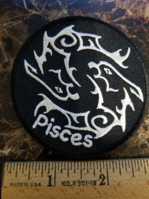 Pisces Horoscope Patch approx 3" | eBay