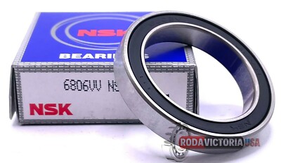 NSK 6806-VV MADE IN JAPAN 6806 VV bearing 61806 ball bearings 6806 2RS ...