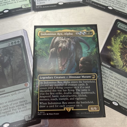Magic The Gathering Card Lot Indominus Rex Skithiryx Silverback Elder ...