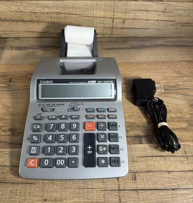 Casio Tax & Exchange 12 Digits HR-100TM Printable Calculator Pre-Owned ...