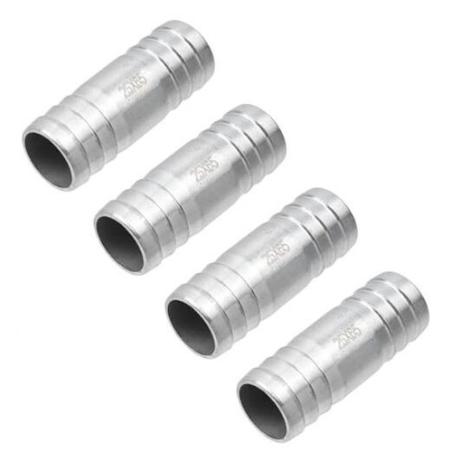 1" to 1" Hose Barb Fittings Splicer Mender Round Union Coupler | eBay