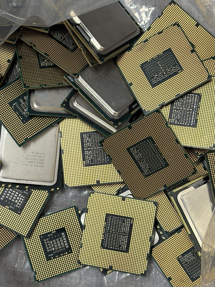 3 Lb Scrap CPU Processors Intel Xeon, and A Few Core2 Type. | eBay