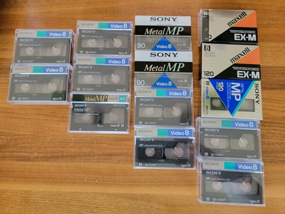 Sony Hi8 Digital 8 Video8 Maxell Mini DVC Video Cassette Tape Lot of 14 ...