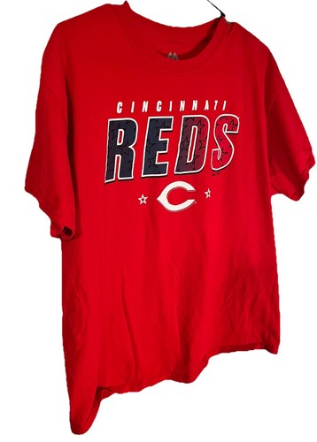 Cincinnati Reds MLB Baseball Red Short Sleeve XL By Majestic | eBay
