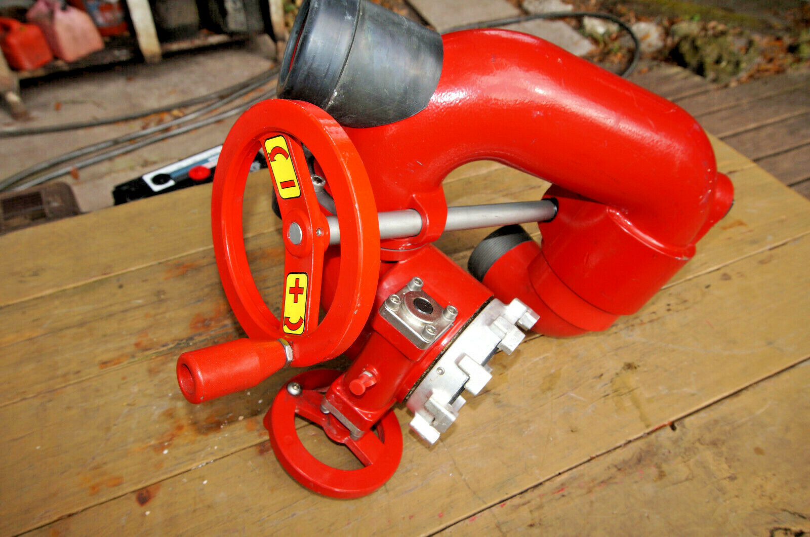 POK Fire Fighting Monitor LMP-80 29176 Upper Section w/ Dual Wheel ...