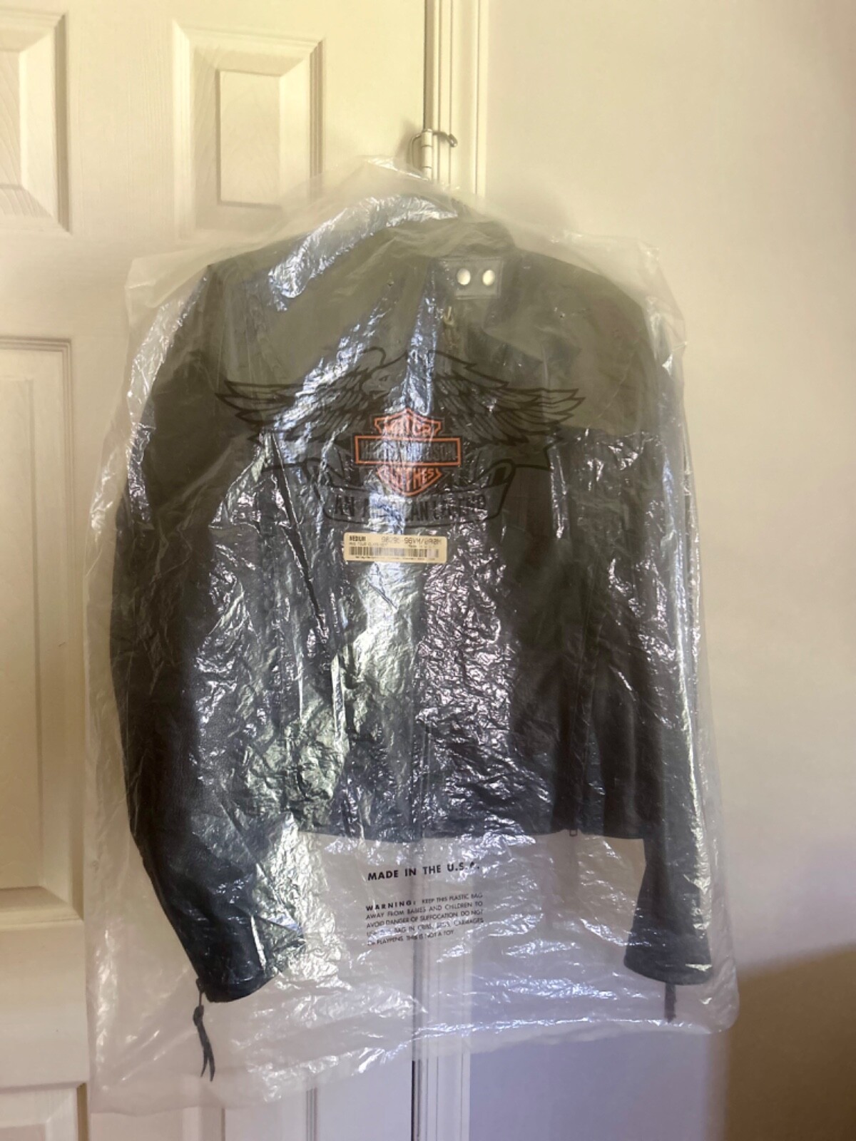 Vintage Leather Harley Davidson Willie G Jacket w/sna… - Gem