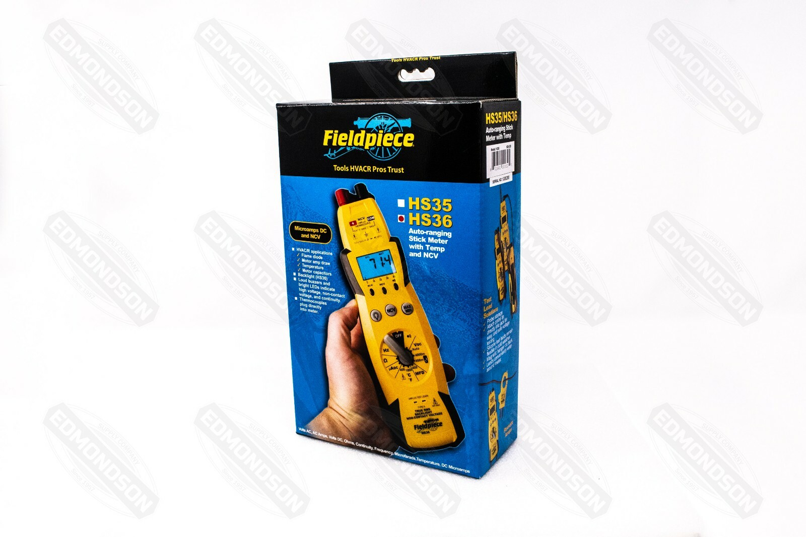 Fieldpiece HS36 Expandable True RMS Stick Meter with Backlight ...