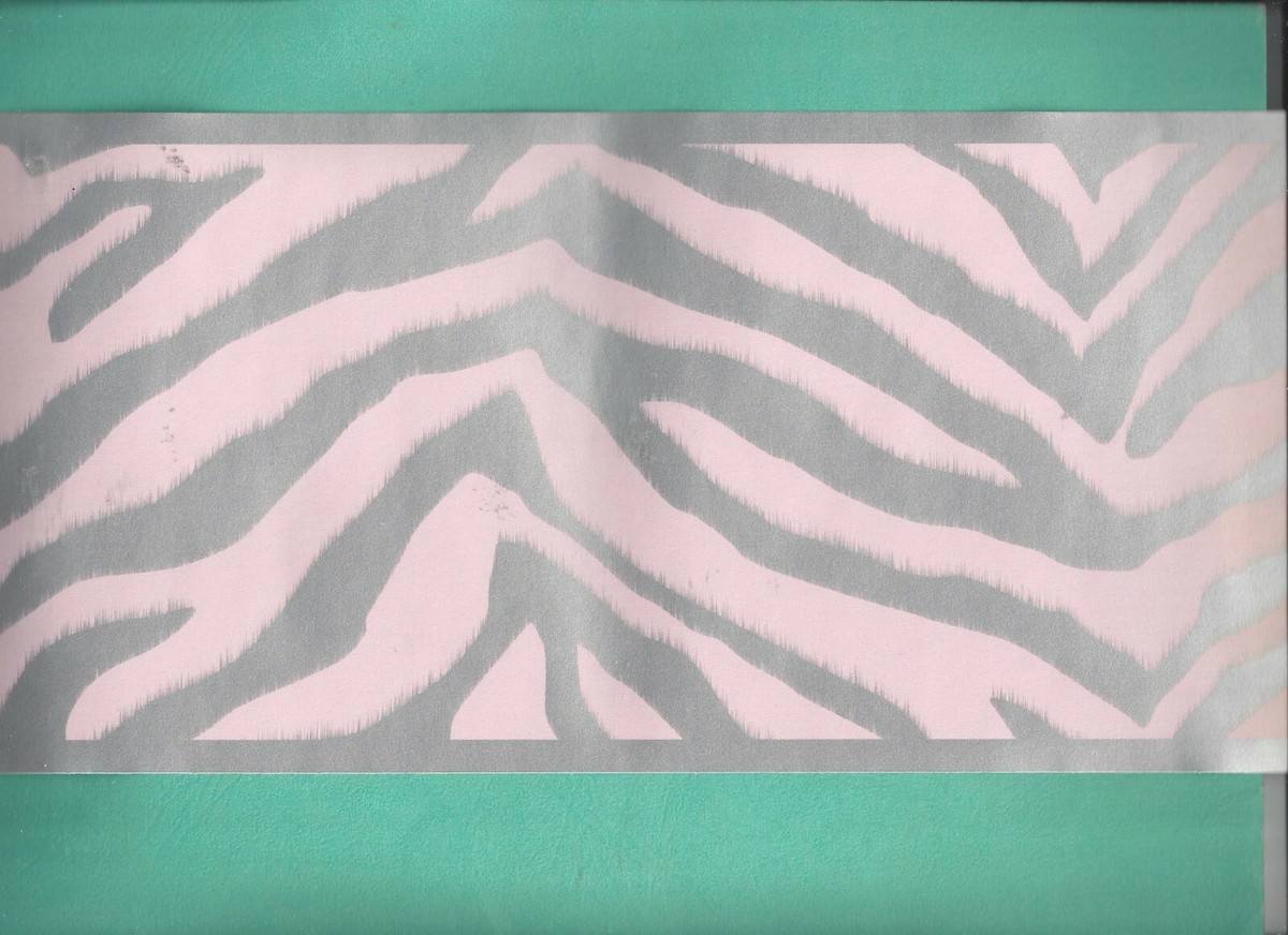 Zebra Stripes Wallpaper Border