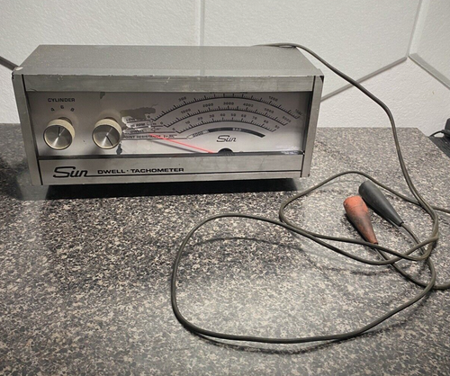Sun Dwell Tachometer Model 7601 With Clips for Parts or Repair Not ...